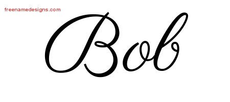 Classic Name Tattoo Designs Bob Printable - Free Name Designs