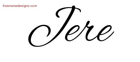 Cursive Name Tattoo Designs Jere Free Graphic - Free Name Designs
