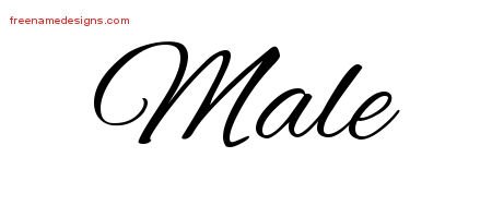 Cursive Name Tattoo Designs Male Free Graphic - Free Name Designs