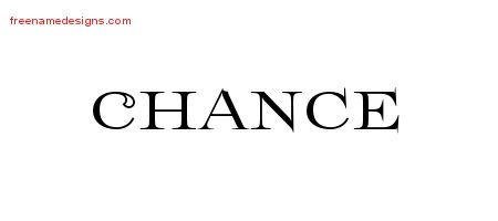 Flourishes Name Tattoo Designs Chance Graphic Download - Free Name Designs