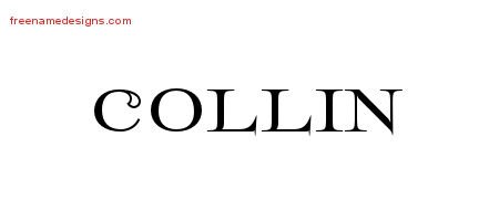 Flourishes Name Tattoo Designs Collin Graphic Download - Free Name Designs