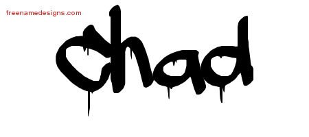 Graffiti Name Tattoo Designs Chad Free - Free Name Designs