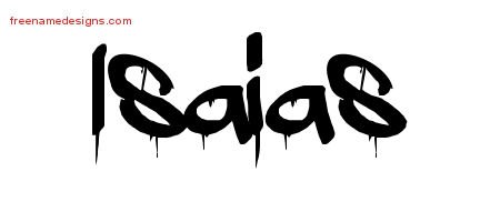 Graffiti Name Tattoo Designs Isaias Free - Free Name Designs
