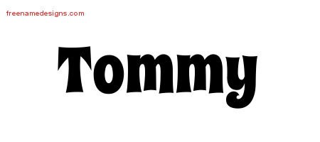Groovy Name Tattoo Designs Tommy Free - Free Name Designs