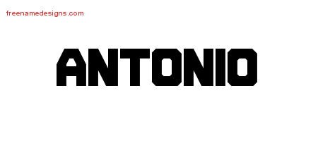 Titling Name Tattoo Designs Antonio Free Download - Free Name Designs