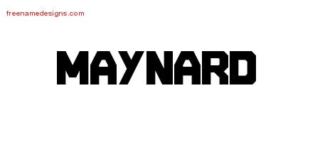 Titling Name Tattoo Designs Maynard Free Download - Free Name Designs