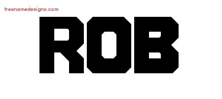 Titling Name Tattoo Designs Rob Free Download - Free Name Designs