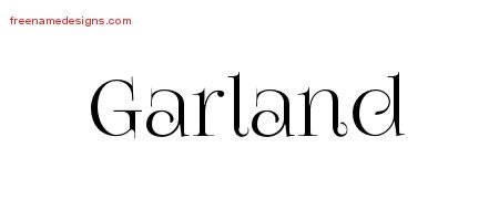 Vintage Name Tattoo Designs Garland Free Printout - Free Name Designs