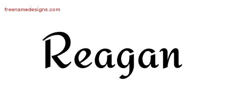 Calligraphic Stylish Name Tattoo Designs Reagan Download Free - Free ...