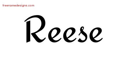 Calligraphic Stylish Name Tattoo Designs Reese Download Free - Free ...