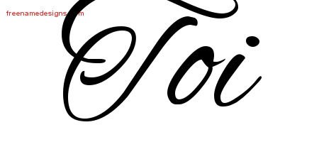Cursive Name Tattoo Designs Toi Download Free - Free Name Designs