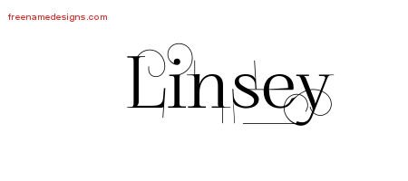 Decorated Name Tattoo Designs Linsey Free - Free Name Designs