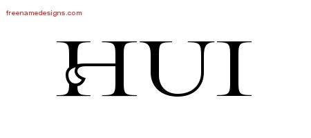 Flourishes Name Tattoo Designs Hui Printable - Free Name Designs