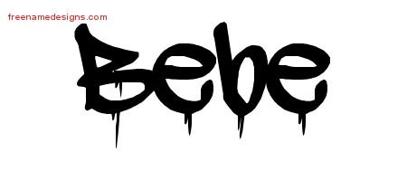 Graffiti Name Tattoo Designs Bebe Free Lettering - Free Name Designs