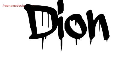 Graffiti Name Tattoo Designs Dion Free Lettering - Free Name Designs
