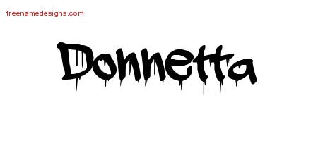 Graffiti Name Tattoo Designs Donnetta Free Lettering - Free Name Designs