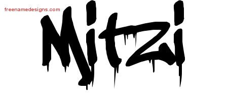 Graffiti Name Tattoo Designs Mitzi Free Lettering - Free Name Designs