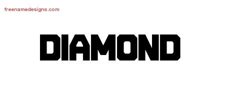 Titling Name Tattoo Designs Diamond Free Printout – Free Name Designs