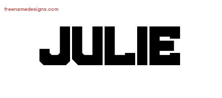 Titling Name Tattoo Designs Julie Free Printout - Free Name Designs