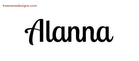 alanna Archives - Free Name Designs