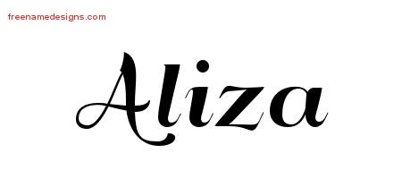 aliza Archives - Free Name Designs