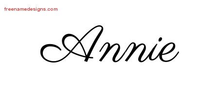 annie Archives - Free Name Designs