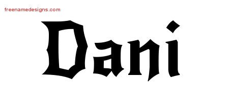 dani Archives - Free Name Designs