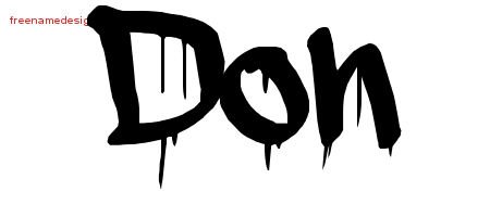 Graffiti Name Tattoo Designs Don Free - Free Name Designs