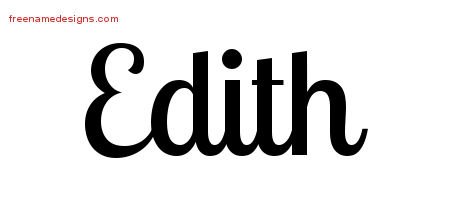 edith Archives - Free Name Designs