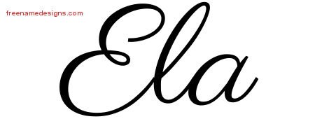 ela Archives - Free Name Designs