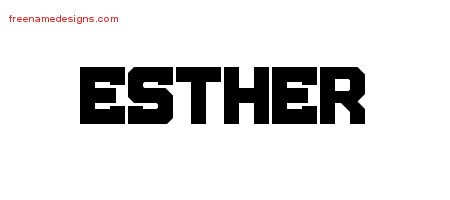 esther Archives - Free Name Designs