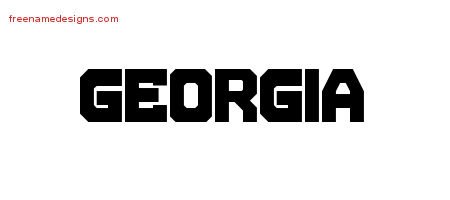 georgia Archives - Free Name Designs