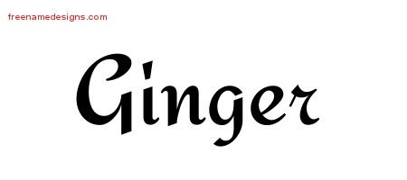 ginger Archives - Free Name Designs