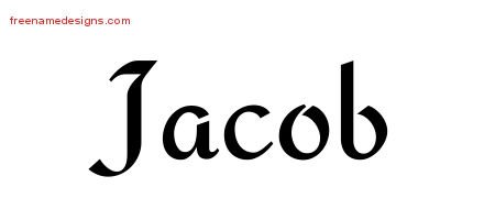 jacob Archives - Free Name Designs