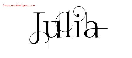 julia Archives - Free Name Designs