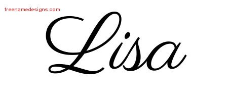lisa Archives - Free Name Designs