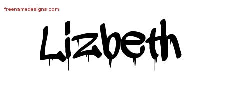 Graffiti Name Tattoo Designs Lizbeth Free Lettering - Free Name Designs