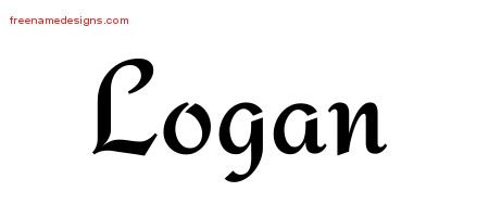 Logan Name Logo