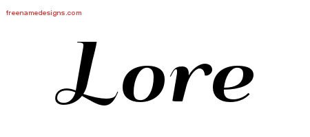 lore – Free Name Designs
