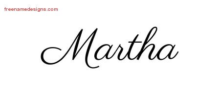 martha Archives - Free Name Designs
