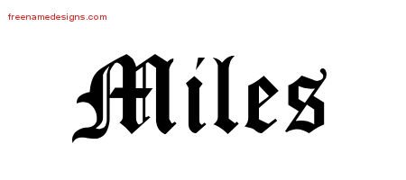 miles Archives - Free Name Designs