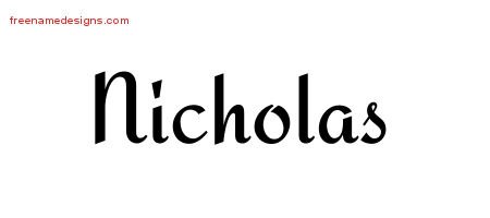 nicholas Archives - Free Name Designs