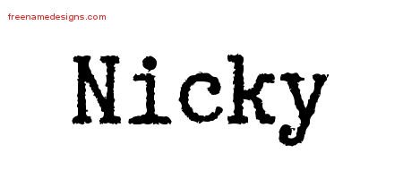 nicky Archives - Free Name Designs