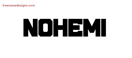 Titling Name Tattoo Designs Nohemi Free Printout - Free Name Designs
