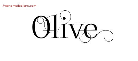olive Archives - Free Name Designs