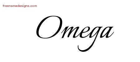 omega – Free Name Designs