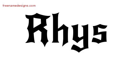rhys Archives - Free Name Designs
