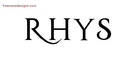 rhys Archives - Free Name Designs