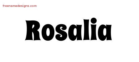 Groovy Name Tattoo Designs Rosalia Free Lettering - Free Name Designs
