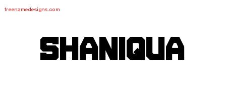 Titling Name Tattoo Designs Shaniqua Free Printout - Free Name Designs
